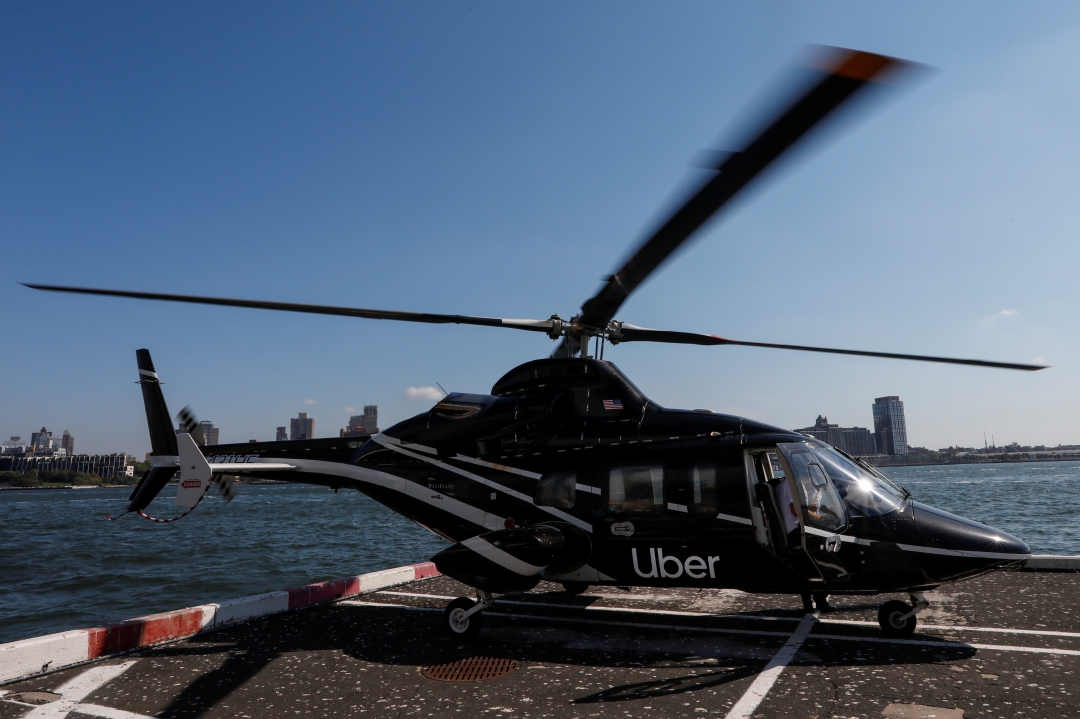 Uber passará a disponibilizar táxis de helicóptero do aeroporto JFK a ...